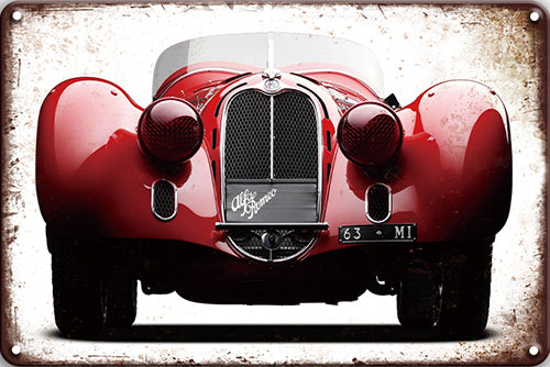 Alfa Romeo Metal Parking Sign – Alfa Styling