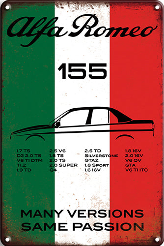 Alfa Romeo Metal Parking Sign – Alfa Styling