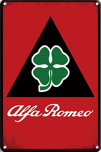 Alfa Romeo Metal Parking Sign – Alfa Styling